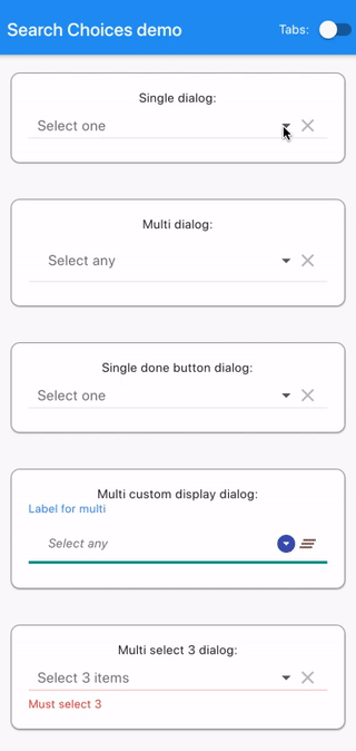 search_choices | Flutter package